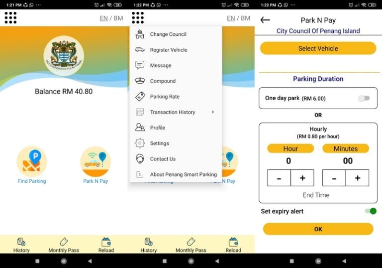 Penang Smart Parking Untuk Parking Berbayar Pulau Pinang - Beli Kereta Baru